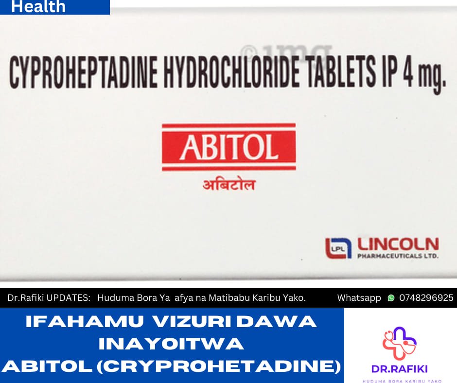 Bei Ya Abitol, Dawa inayotumika kama kichocheo cha hamu ya kula na ...