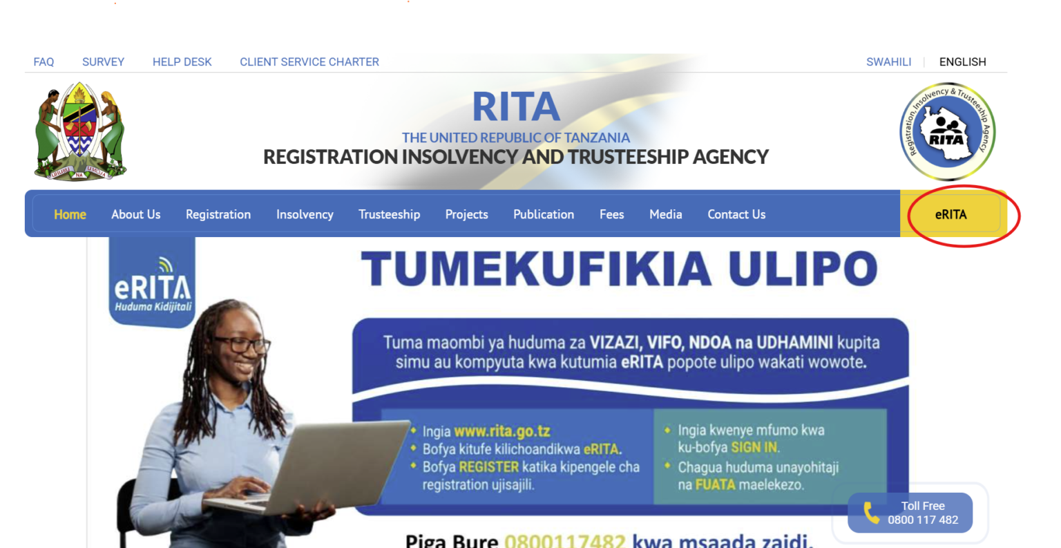 Jinsi ya Kujisajili na Kuingia kwenye RITA Portal Login - zoteforum.com