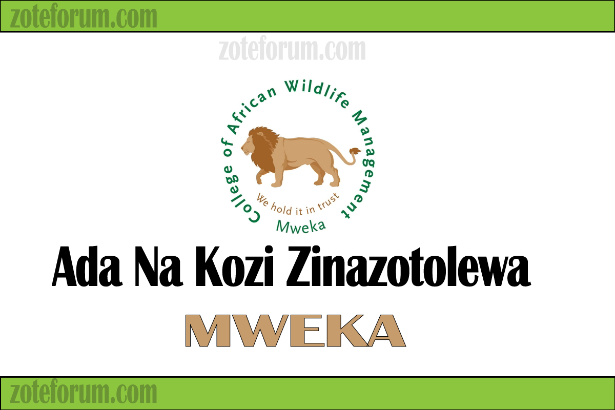 Ada Na Kozi Zinazotolewa Na Chuo Cha Mweka (CAWM Courses And Fees ...