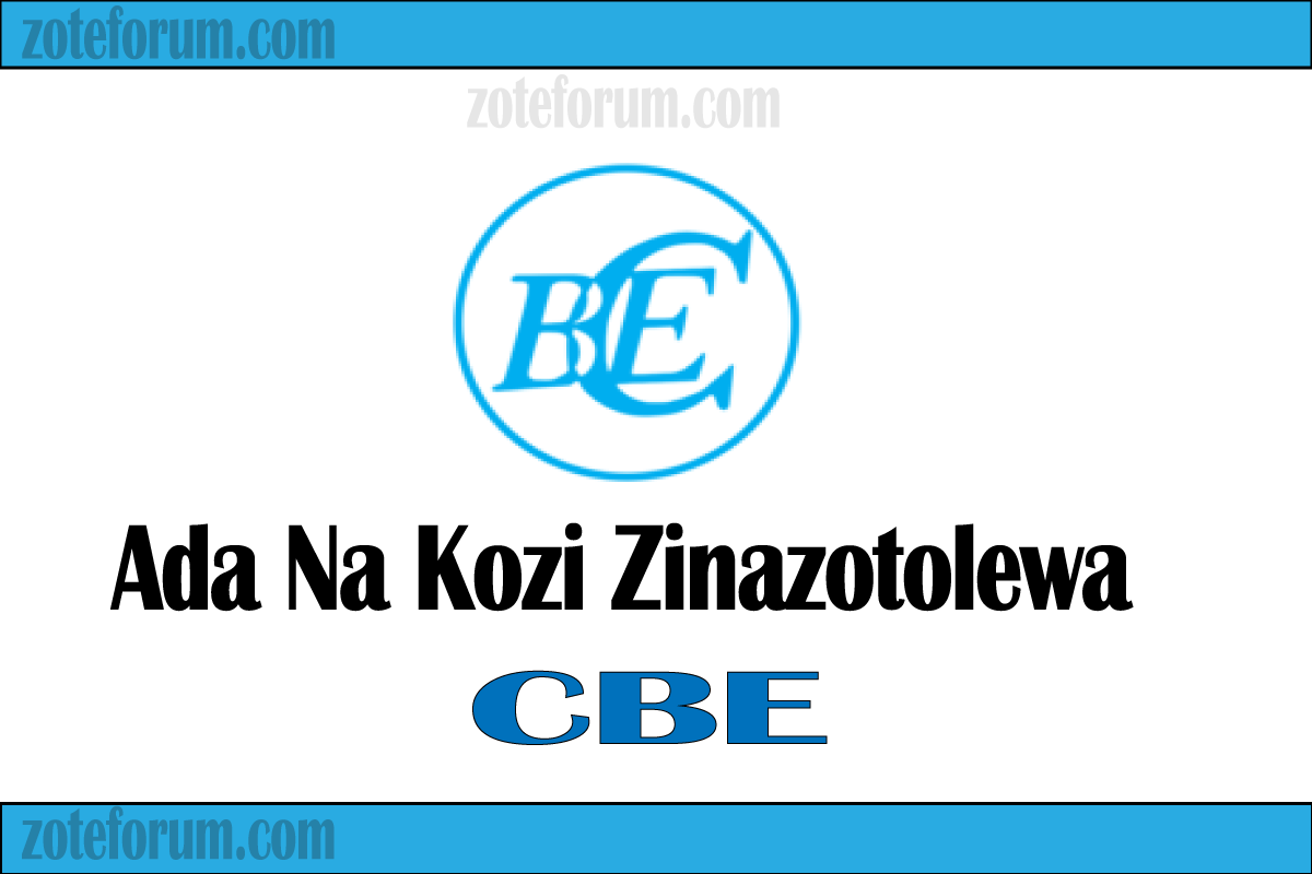 Ada Na Kozi Zinazotolewa Na Chuo cha Elimu ya Biashara (CBE Courses And Fees) - zoteforum.com