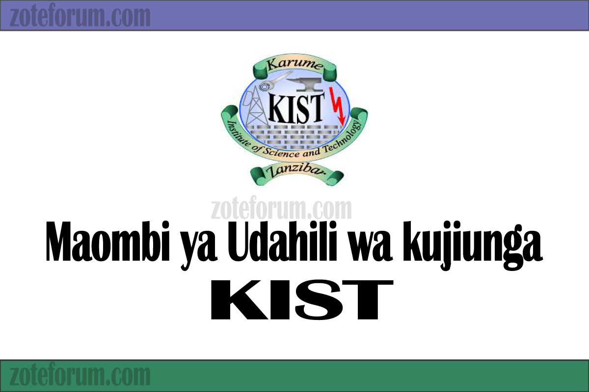 Maombi ya Udahili Chuo Kikuu cha Karume Institute of Science and ...