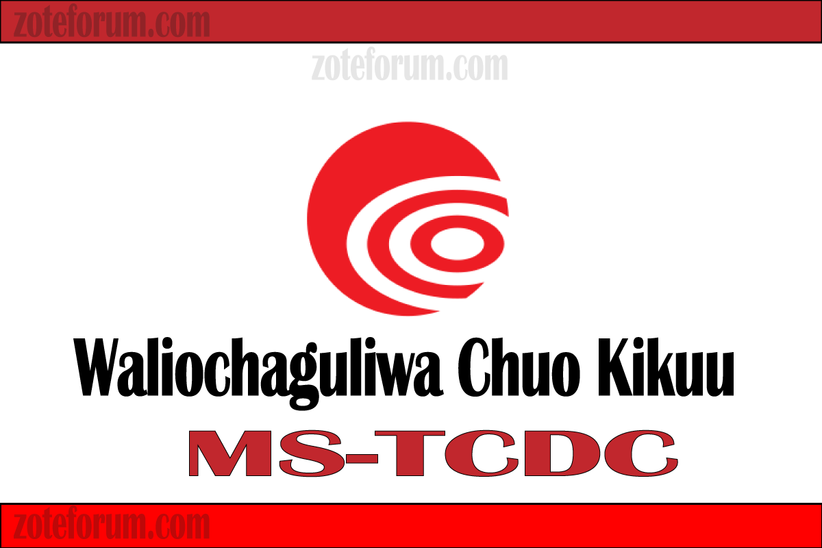 MS-TCDC Selected Applicants 2025/2026 pdf (Majina Ya Waliochaguliwa ...