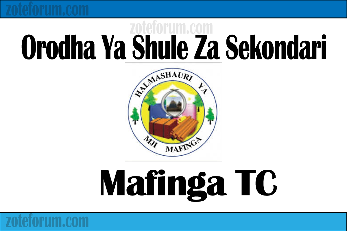 Orodha Ya Shule Za Sekondari Mji wa Mafinga, Matokeo, Majina ya ...