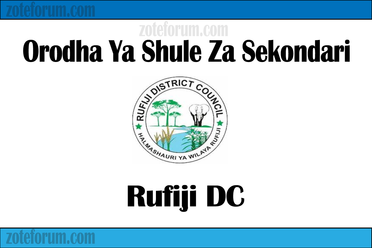 Orodha Ya Shule Za Sekondari Wilaya Ya Rufiji, Matokeo, Majina Ya ...